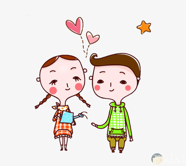 خلفيات حبيبين رسم